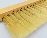 China Double Rows Wooden Handle Plastic Hair Bee Brushes For Beekeeping for sale