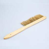 China Beehive Brush With Wooden Handle Single Row Horse Hair For Beekeeping for sale