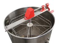 China Wholesale High Quality 4 Frame Manual Stainless Steel Honey Extractor For Beekeeping for sale
