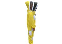 China Children Yellow Color Three Layer Ventilated Beekeeping Protective Clothing Bee Suit for sale