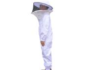 China Terylene Honey Bee Protection Suit Kids Beekeeping Protective Clothing With Round Veil for sale