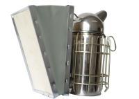 China Stainless Steel M Size American Style Bee Hive Smoker for Beekeeping for sale