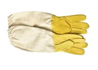 China Economic Soft And Comfortable Sheepskin Protective Beekeeping Gloves Against Bees for sale