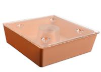 China Plastic European Square Honey Bee Feeder For Beekeeping for sale