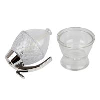 China Wholesale 200ml Transparent Glass Syrup Honey Dispenser honey jar for sale