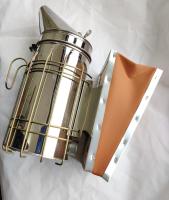 China 2020 Yellow  stainless steel beekeeping tools bee smoker for sale