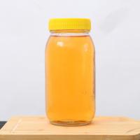 China High Quality Honey Jar And Spoon Octagonal glass bottle 375ml 750ml for sale