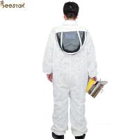 China Beekeeping Protective Clothing Three Layer Ventilated clothes Suit with Good Quality Veil for sale