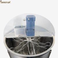 China 6 frame bee radial honey processing extraction machine beekeeping electric motor Stainless Steel Honey Extractor for sale