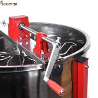 China 8 frame bee honey radial extraction machine beekeeping Manual Stainless Steel Honey Extractor for sale