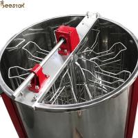 China 8 frame bee honey radial extraction machine beekeeping Manual Stainless Steel Honey Extractor for sale