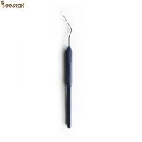 China Stainless Steel Transferring Bee Larvae Needle Grafting Tool With Blue Handle for sale