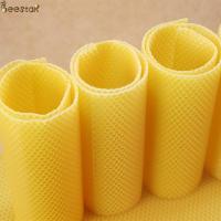 China 5.4mm Pure Natural Beeswax Honeycomb D Beeswax Foundation Sheet for sale