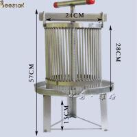 China Beekeeping Equipment Stainless Steel Honey Press Machine With Honey Barrel for sale