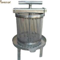 China Beekeeping Equipment Stainless Steel Honey Press Machine With Honey Barrel for sale