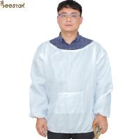 China Round Ventilated Bee Jacket With Fencing Veil Beekeeping Clothes Suit for sale