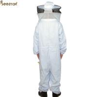 China S-XXL Ventilated Bee Jacket With Round Veil Beekeeping Suit Bee Keeper Cotton Suit for sale