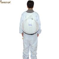 China S-XXL Ventilated Bee Jacket With Round Veil Beekeeping Suit Bee Keeper Cotton Suit for sale