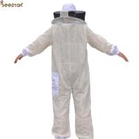 China Round Veil Ventilated Beekeeping Outfits Jacket Bee Keeper Cotton Suit for sale