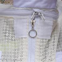 China Round Veil Ventilated Beekeeping Outfits Jacket Bee Keeper Cotton Suit for sale