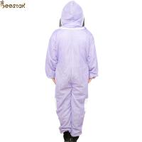 China Purple 3 Layer Beekeeper Suit Ventilated Beekeeping Suit Beekeeper Uniform for sale