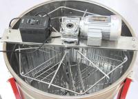 China 6 frames electrical honey extractor with horizontal motor Stainless Steel Honey Extractor for sale