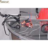 China 6 Frame Manual Stainless Steel Honey Extractor Multi-Drive Battery 12V for sale