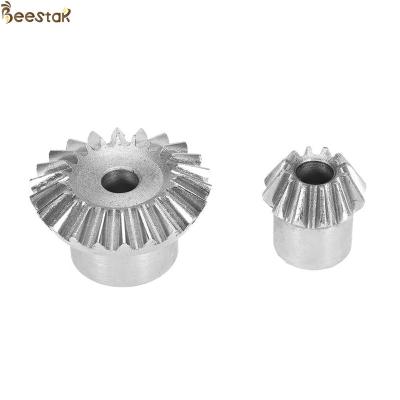 China High Hardness Alloy Steel Forged Iron Gear with Stainless Steel Screw for Honey Extractor 10mm Inner Diameter for sale