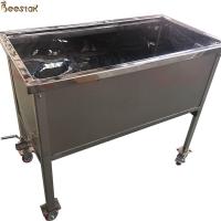 China Stainless Steel Beehive Frame Shelf Uncapping Honey Tank Beekeeping Equipments Honey Comb Shelf for sale