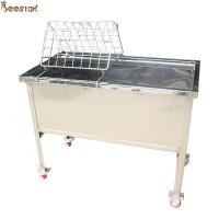 China Stainless Steel Beehive Frame Shelf Uncapping Honey Tank Beekeeping Equipments Honey Comb Shelf for sale
