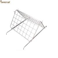 China Stainless Steel Beehive Frame Shelf Uncapping Honey Tank Beekeeping Equipments Honey Comb Shelf for sale