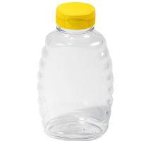 China High Quality 360ml Plastic Honey Bottles Bulk Clear Plastic Honey Containers for sale