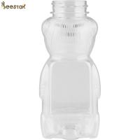China Wholesale High Quality 300g Honey Jar And Spoon Plastic Empty Honey Bear Bottles for sale