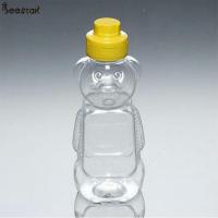 China Wholesale High Quality 300g Honey Jar And Spoon Plastic Empty Honey Bear Bottles for sale