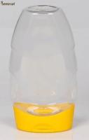 China Food Grade Plastic Factory Price Special Plastic Honey Jar And Spoon 335ml Empty for sale