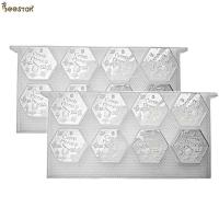 China Hexagon Shaped Plastic Honey Bee Box Only Frame Foundation Honey Comb Frames for sale