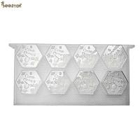 China Hexagon Shaped Plastic Honey Bee Box Only Frame Foundation Honey Comb Frames for sale