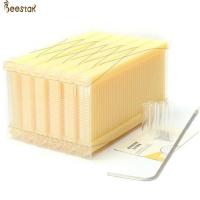 China Unassembled Flow Hive with 7 Plastic Frames Made of Chinese Fir Wood for Convenient Honey Extraction for sale
