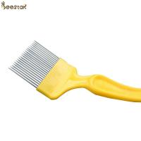 China Orange Beekeeping Equipment Stainless Steel Needle Honey Uncapping Fork Hive Tools for Sale for sale