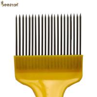 China Orange Beekeeping Equipment Stainless Steel Needle Honey Uncapping Fork Hive Tools for Sale for sale