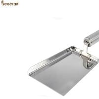 China Beehive Shovel Bee Cleaning Galvanized Steel Honey Scraper Cleaner Pollen Shovel for sale