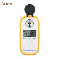 China Yellow Plastic Honey Measuring equipment Digital Honey refractometer for sale