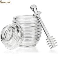 China Wholesale Food Grade Polystyrene Honey Splash Bar Honey Pot Honey Jar For Honey Storage for sale