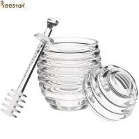 China Wholesale Food Grade Polystyrene Honey Splash Bar Honey Pot Honey Jar For Honey Storage for sale
