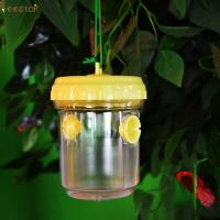 China Plastic Bee Trap Tool Bee Hornet Trap Catcher Insect Control Yellow wasp hornet trap for sale