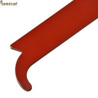 China Honey Bee Hive Tool Uncapping Knife Beekeeping Equipment Red Hive Tool With Hook for sale