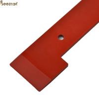 China Honey Bee Hive Tool Uncapping Knife Beekeeping Equipment Red Hive Tool With Hook for sale
