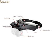 China LED Magnifier for Beekeeping with Multiple Magnification and Built-in LED Lights for 8 Hours Operation for sale