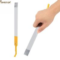 China Durable Yellow And Pink Beehive Tools Bee Honey Uncapping Scraper Tool for honey uncapping for sale