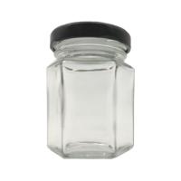 China 180ml 280ml 380ml 500ml 730ml Empty Bottles For Honey Transparent Honey Glass Jar for sale